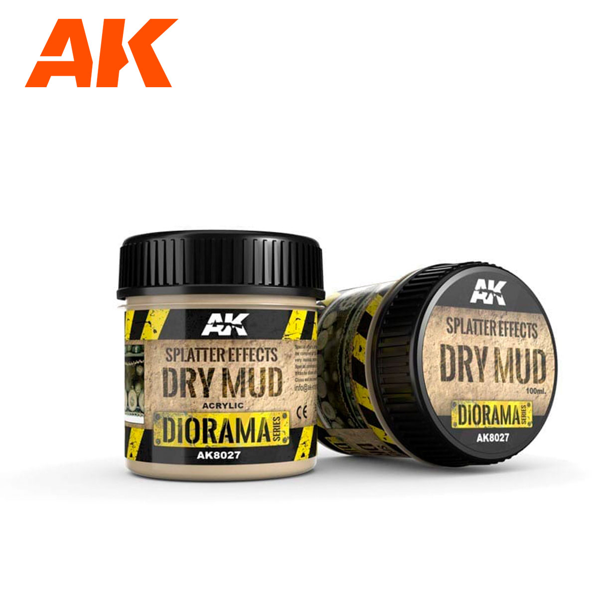 AK Interactive: Splatter Effects Dry Mud 100ml – Diho Mex